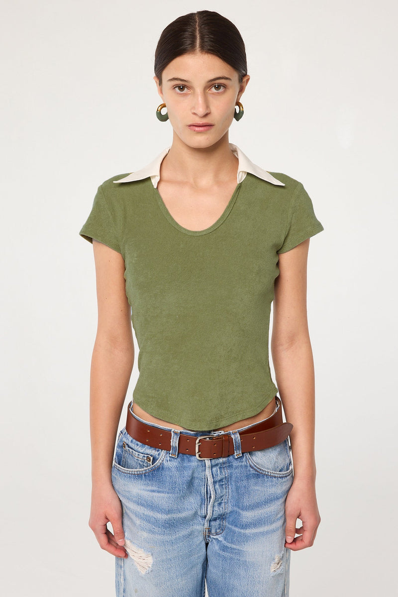Eitan Top - Khaki Green | The Line by K