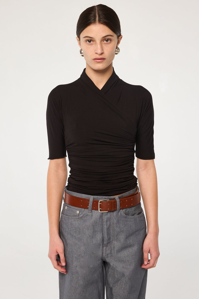 Felix Shortsleeve Top - Black | The Line by K